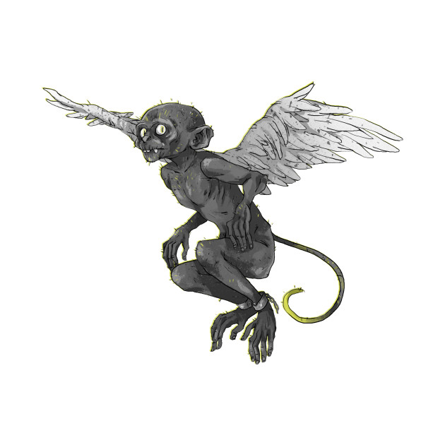 Flying Monkey - Fable - T-Shirt | TeePublic