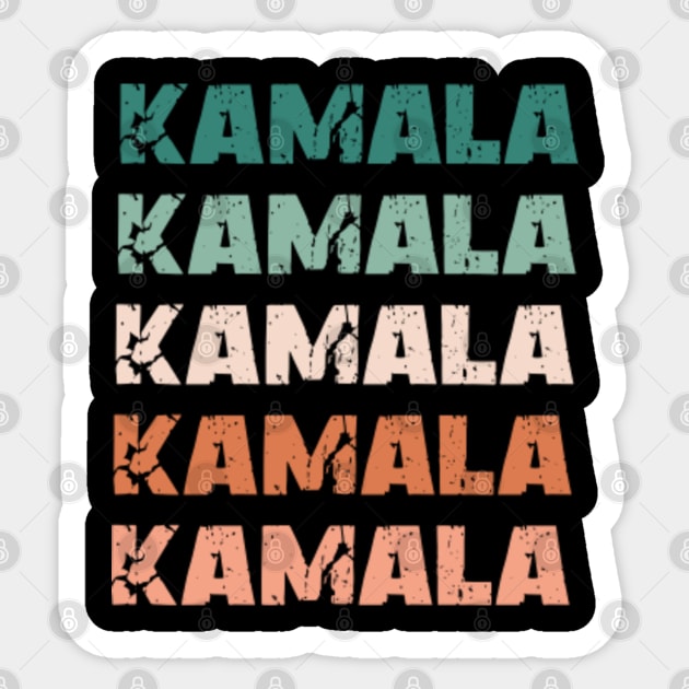 Kamala All The Way - Kamala Harris - Sticker | TeePublic