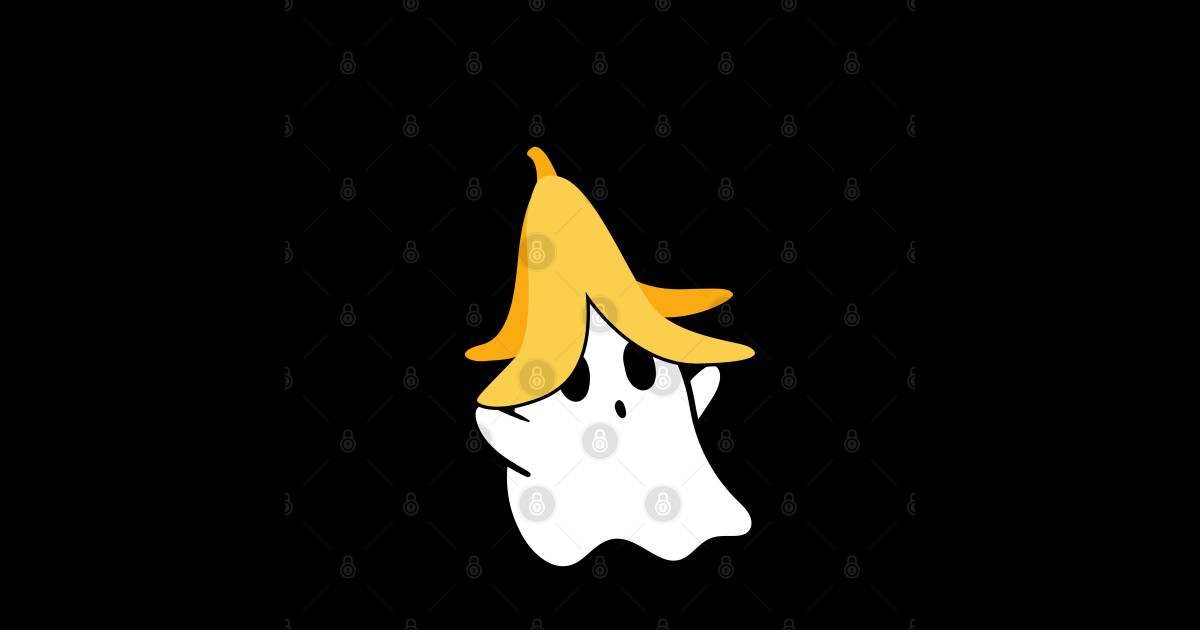 Boonana! Funny Ghost in a Banana costume - Banana Costume - Sticker ...