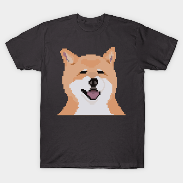 Shiba Inu - Pixel - Shiba Inu - T-Shirt | TeePublic