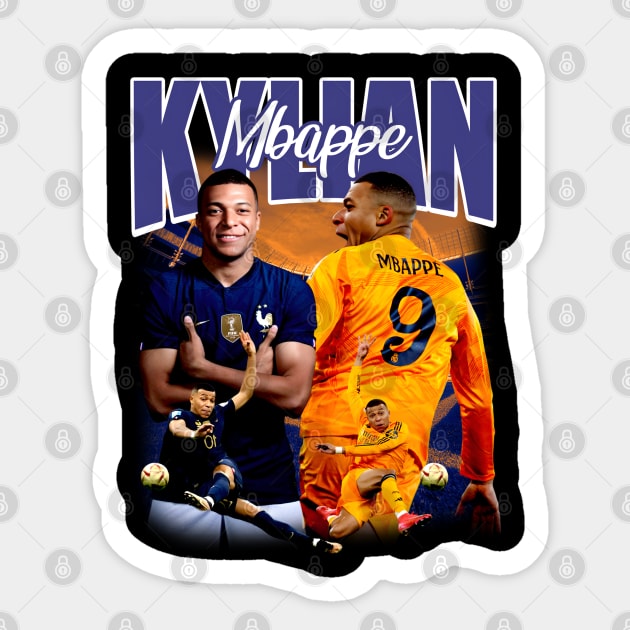 Iconic Pose - Kylian Mbappe - Soccer Player - Sticker | TeePublic