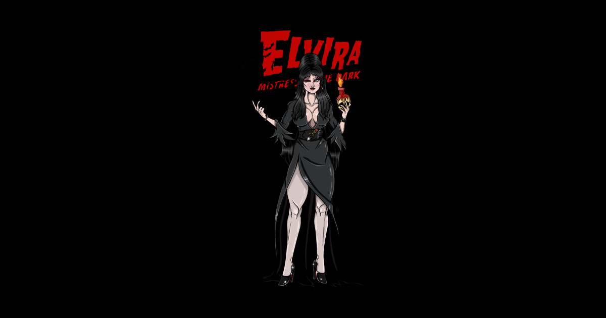 Elvira - Elvira Mistress Of The Dark - Sticker | TeePublic
