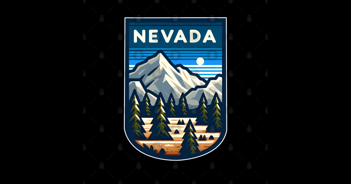 Nevada Retro Designed - Nevada - Sticker | TeePublic