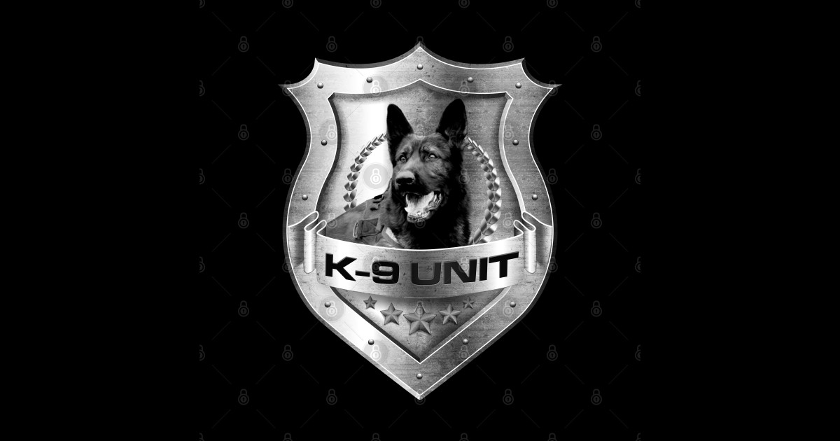 Metal K-9 Unit Badge - German Shepherd - K9 Unit - Sticker | TeePublic