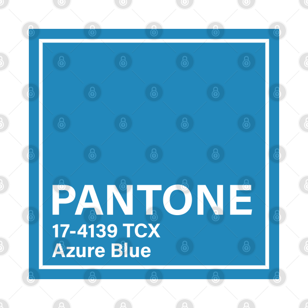 pantone 17-4139 TCX Azure Blue - Pantone 17 4139 Tcx Azure Blue - T ...
