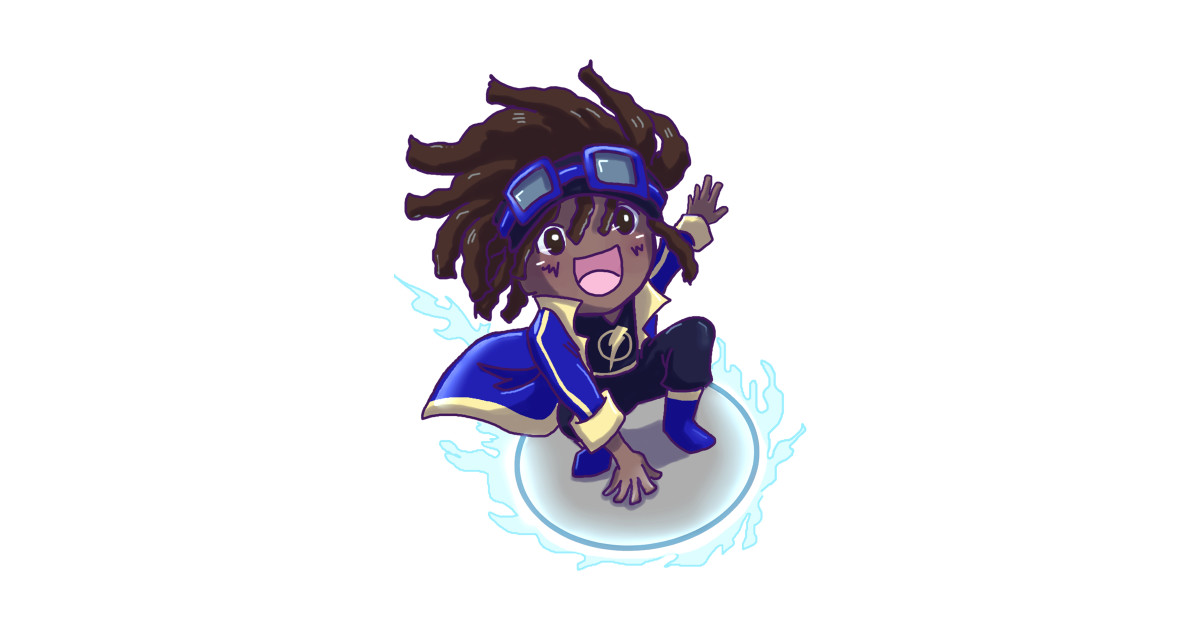 Chibi Static - Static Shock - T-Shirt | TeePublic