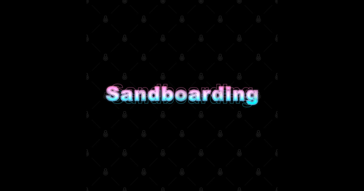 Sandboarding - Sandboarding - Sticker | TeePublic