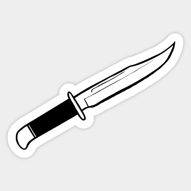 Ghostface’s Knife - Ghostface - Sticker | TeePublic