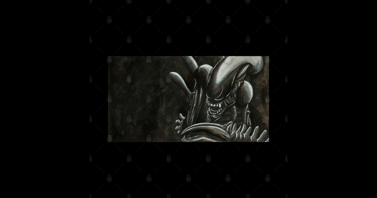 Alien Ink Fan Art - Ink - Posters and Art Prints | TeePublic