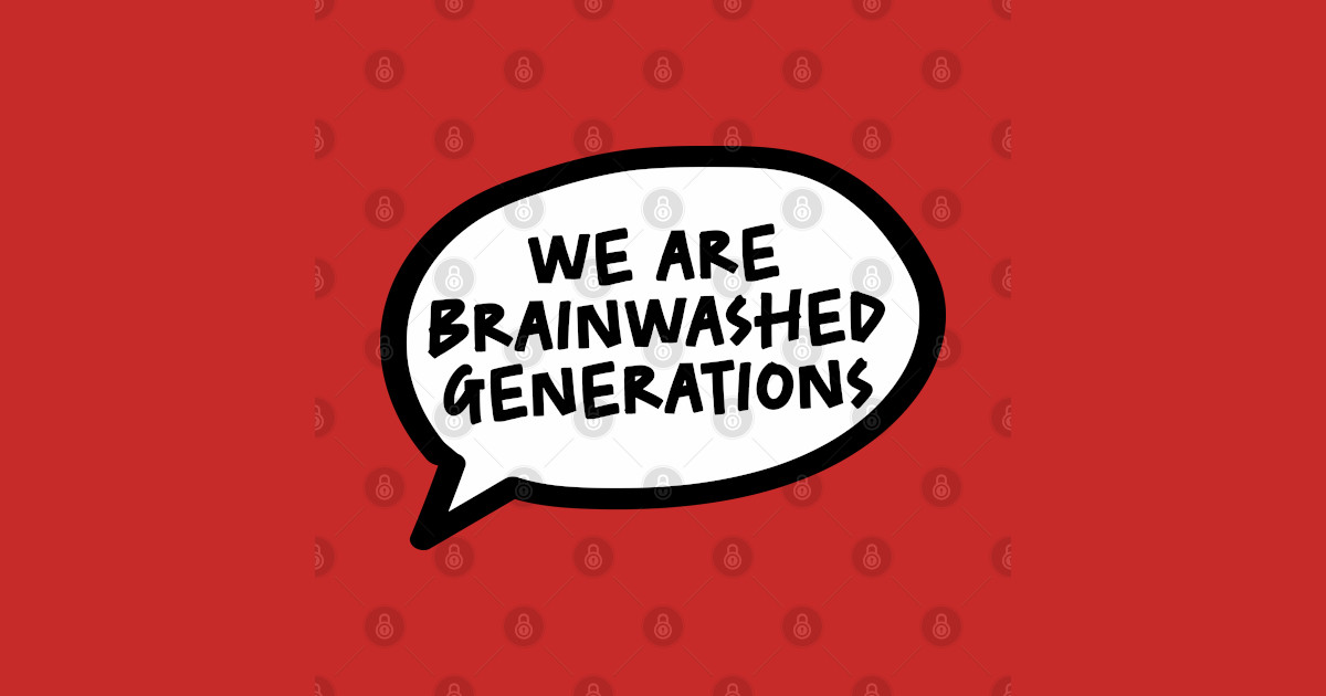 WE ARE BRAINWASHED GENERATIONS - Y2k - T-Shirt | TeePublic