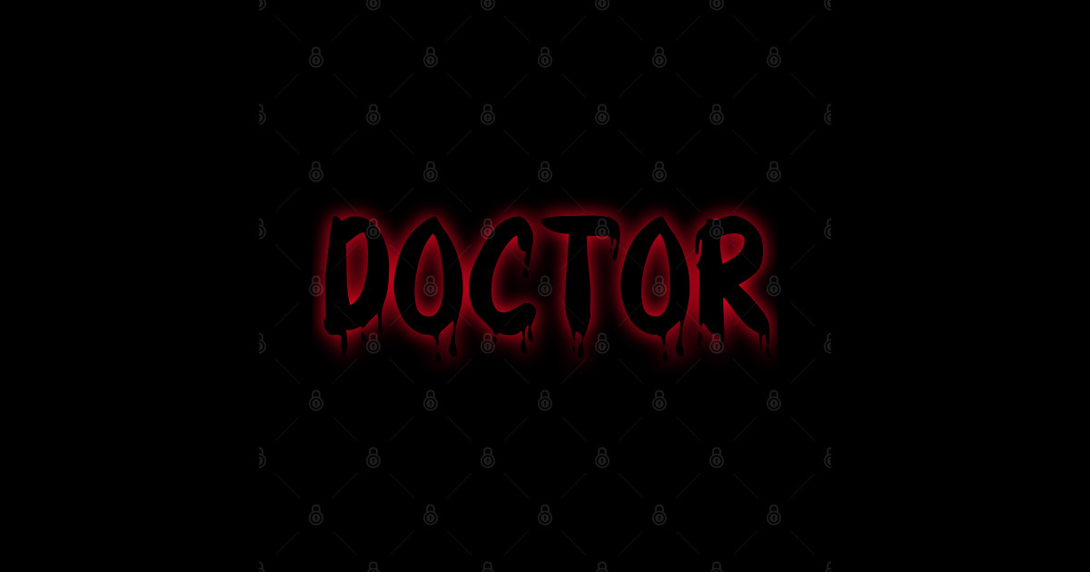 Bloody Doctor - Doctor - Sticker | TeePublic