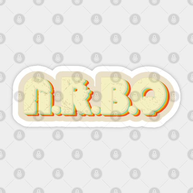 vintage color nrbq - Nrbq - Sticker | TeePublic