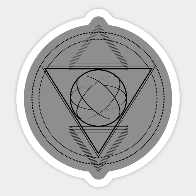 geometric design shapes - Geometric Design - Sticker | TeePublic