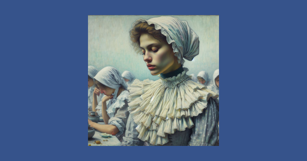 The tired maid - Maid - T-Shirt | TeePublic