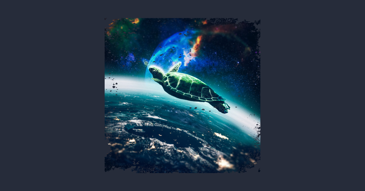 space tortoise sci fi - Sci Fi - T-Shirt | TeePublic