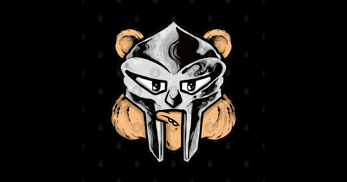 MF DOOM MASK BEAR - Mf Doom - Sticker | TeePublic