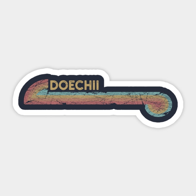 Vintage Retro Line - Doechii - Vintage - Sticker | TeePublic
