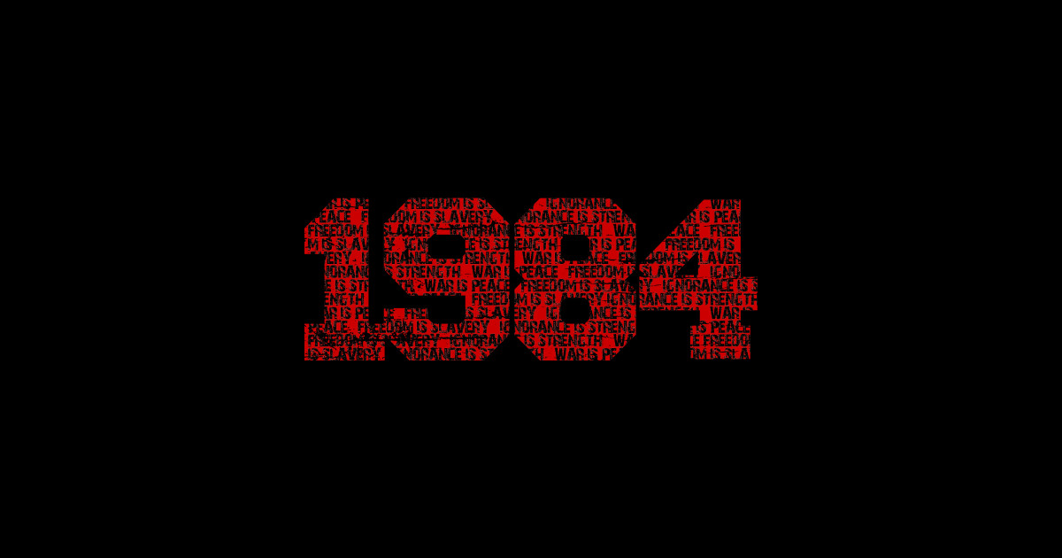 1984 War is Peace - Typography - Sticker | TeePublic