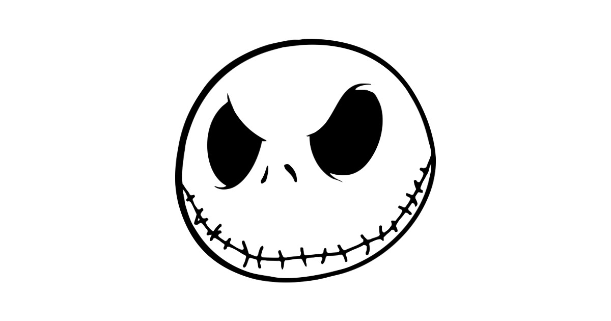 Jack Skellington Classic Smile Design - Jack Skellington - T-Shirt ...