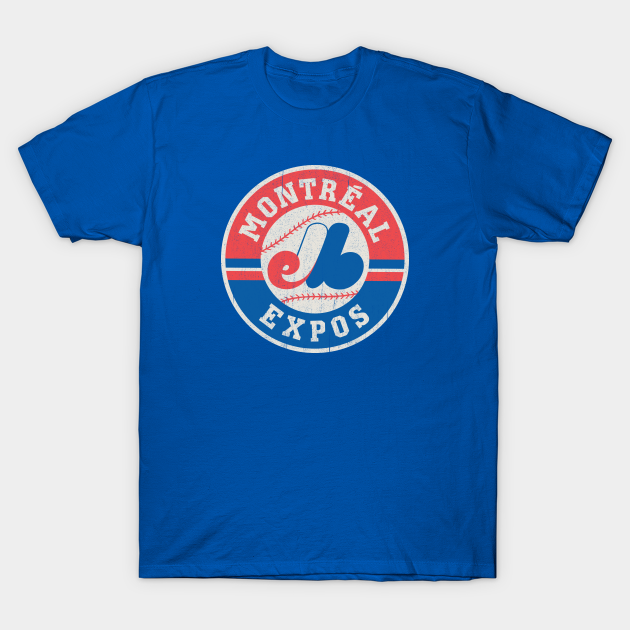 Montreal Expos Vintage Logo - Montreal Expos - T-Shirt | TeePublic