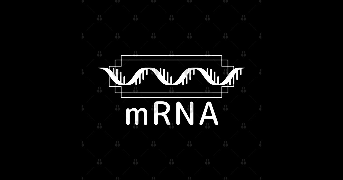 mRNA, Messenger RNA - Mrna - Sticker | TeePublic