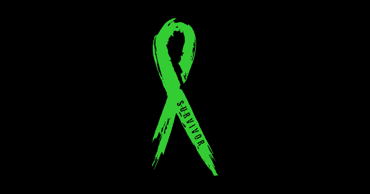 TBI Green Survivor Ribbon Shirt - Brain Injury Awareness - Sticker ...