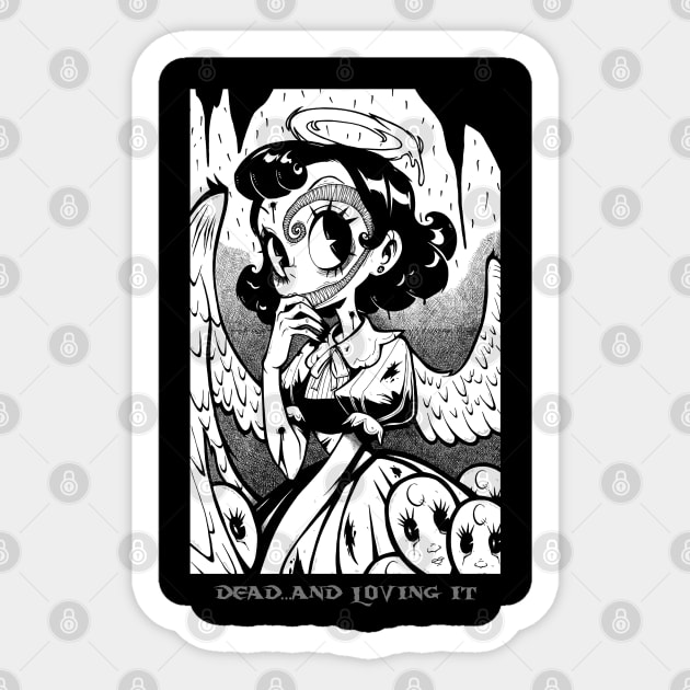 SCARY BETTY (Lines) - Horror - Sticker | TeePublic