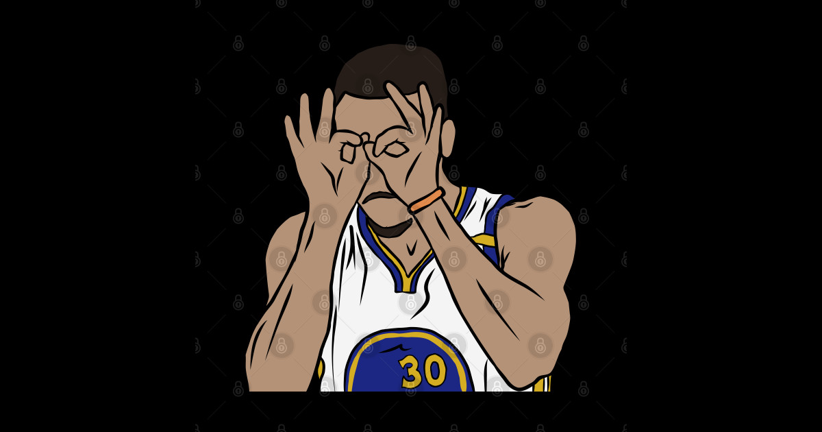 Steph Curry 3 Point Goggles - Steph Curry - Sticker | TeePublic