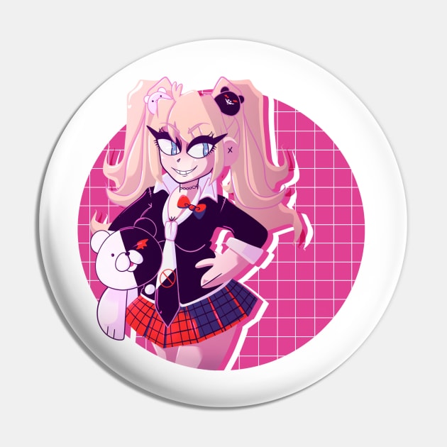Junko Enoshima - Dangan Ronpa - Pin | TeePublic