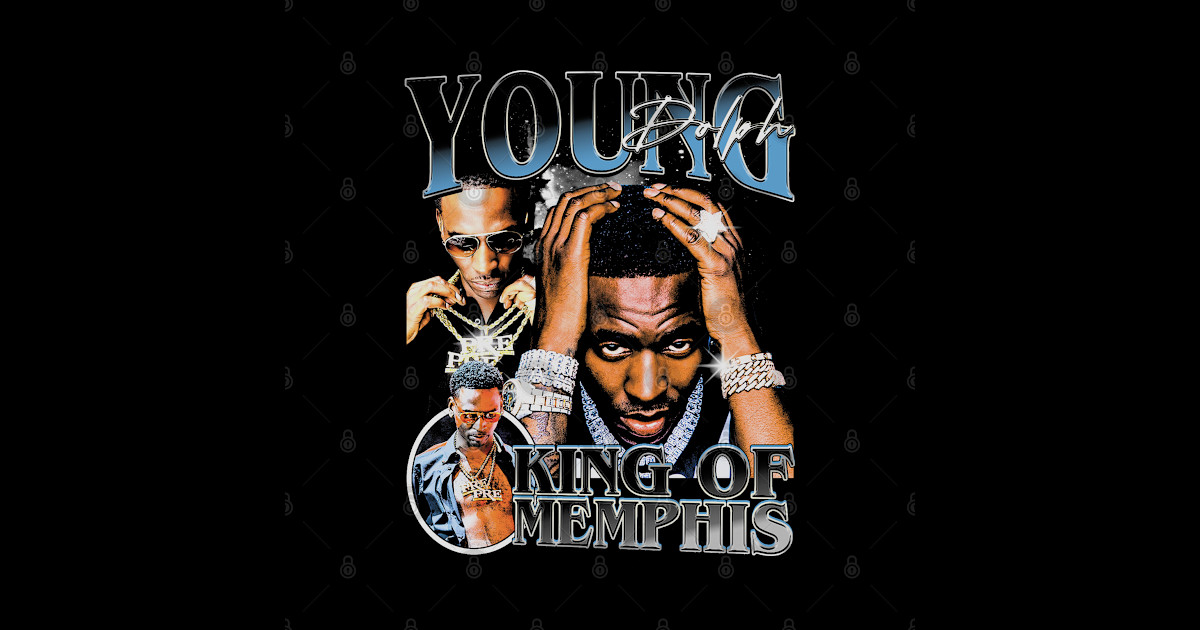Young Dolph King of Memphis - Young Dolph - Sticker | TeePublic