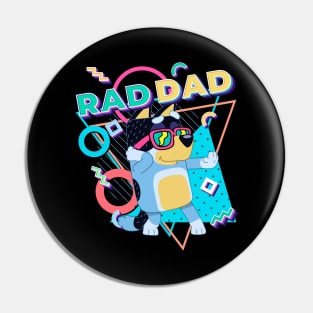 Bluey Bluey Dad Funny Dad Bluey And Pins and Buttons for Sale | TeePublic