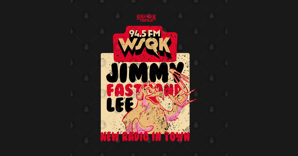 STRANGER THINGS 5: WSQK JIMMY FASTHAND LEE (GRUNGE STYLE) - Stranger ...