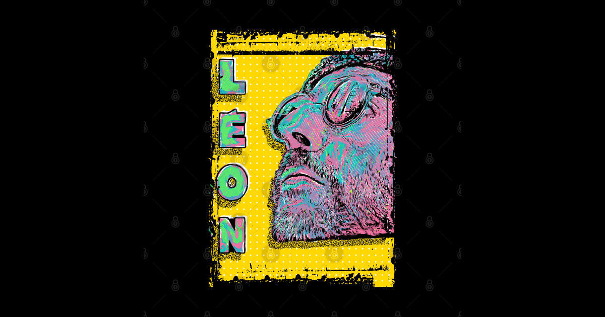 leon the pro retro art - Leon The Professional - Sticker | TeePublic