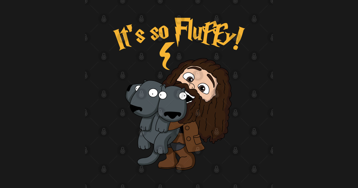 Hagrid, So Fluffy! - Christmas Cartoon - T-Shirt | TeePublic