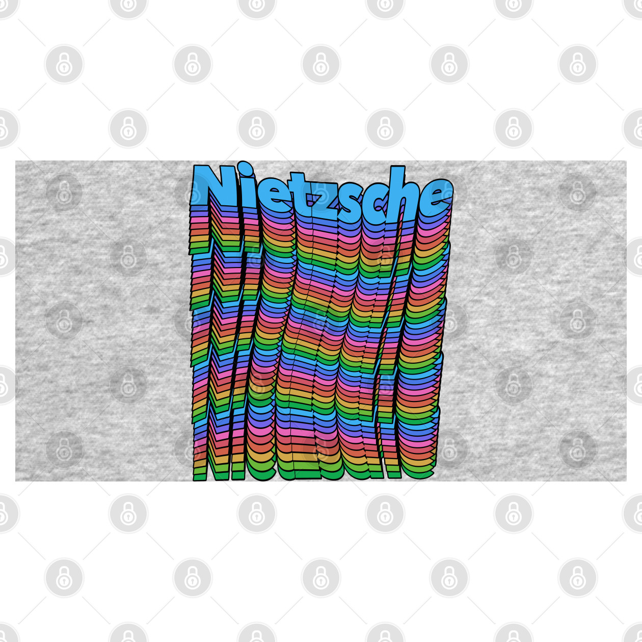 Nietzsche / Retro Styled Typographic Graphic Design - Nietzsche ...