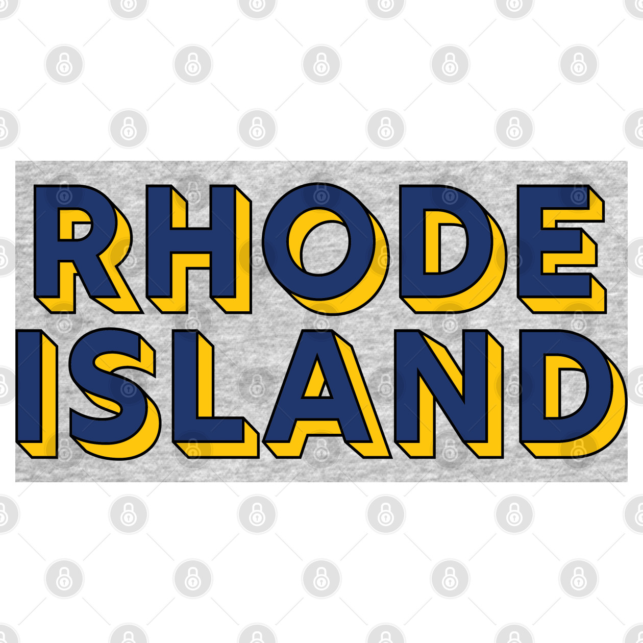 Rhode Island Flag Colors - Rhode Island - T-Shirt | TeePublic