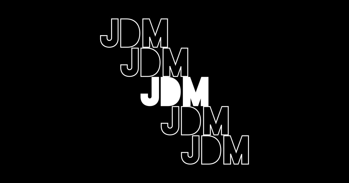 JDM Typography - Cars - Sticker | TeePublic