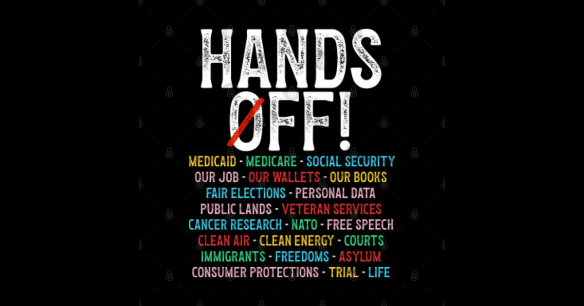 Hands Off Social Security Protest Resist Save Democracy - Hands Off ...