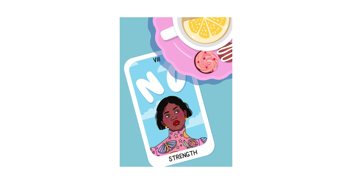 Strength Tarot Card - Tarot - T-Shirt | TeePublic