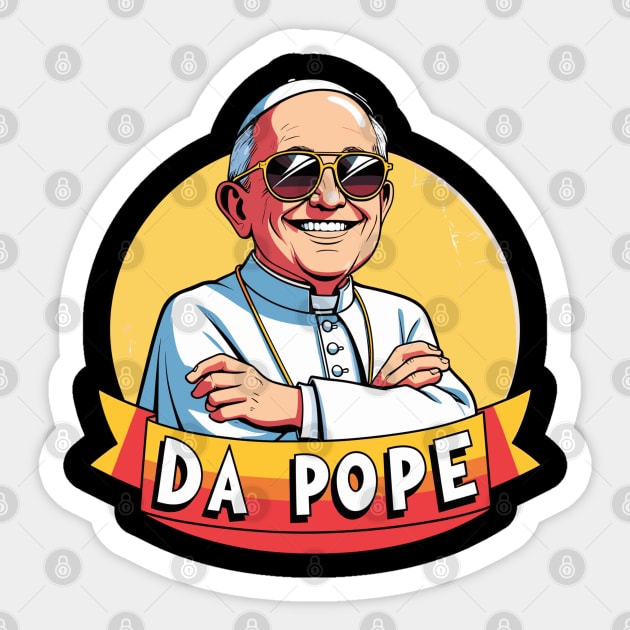 Da Pope From America Chicago Pope Leo XIV Provost - Da Pope - Sticker ...
