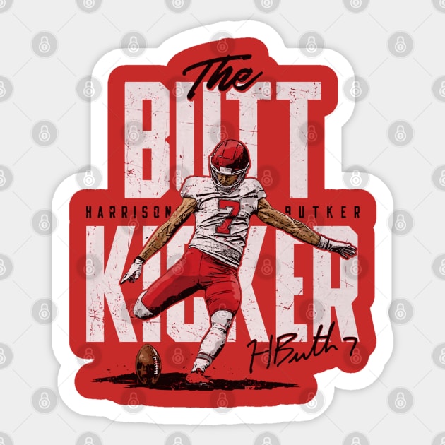 Harrison Butker Kansas City Butt Kicker - Harrison Butker - Sticker ...
