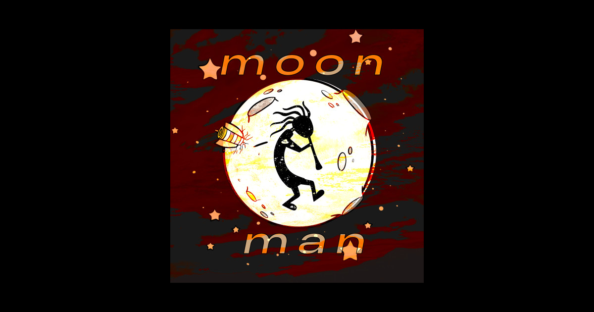 moon man - Moon Man - Sticker | TeePublic