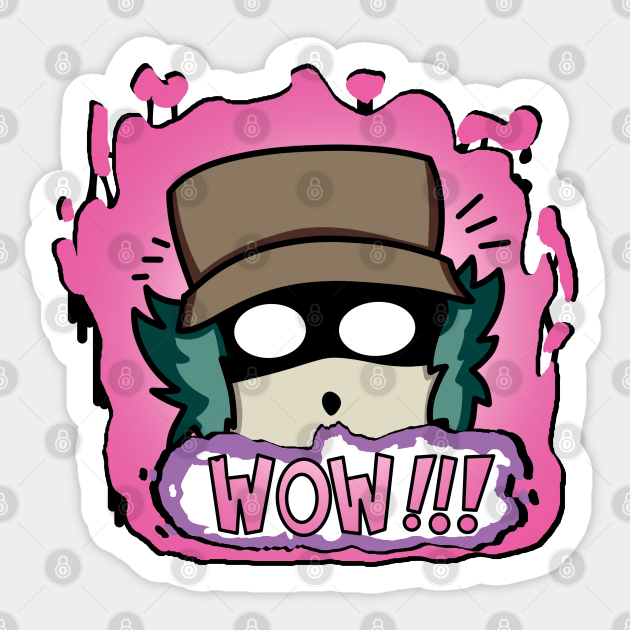 Fnf Garcello mod character graffiti WOW - Fnf Emoji - Sticker | TeePublic