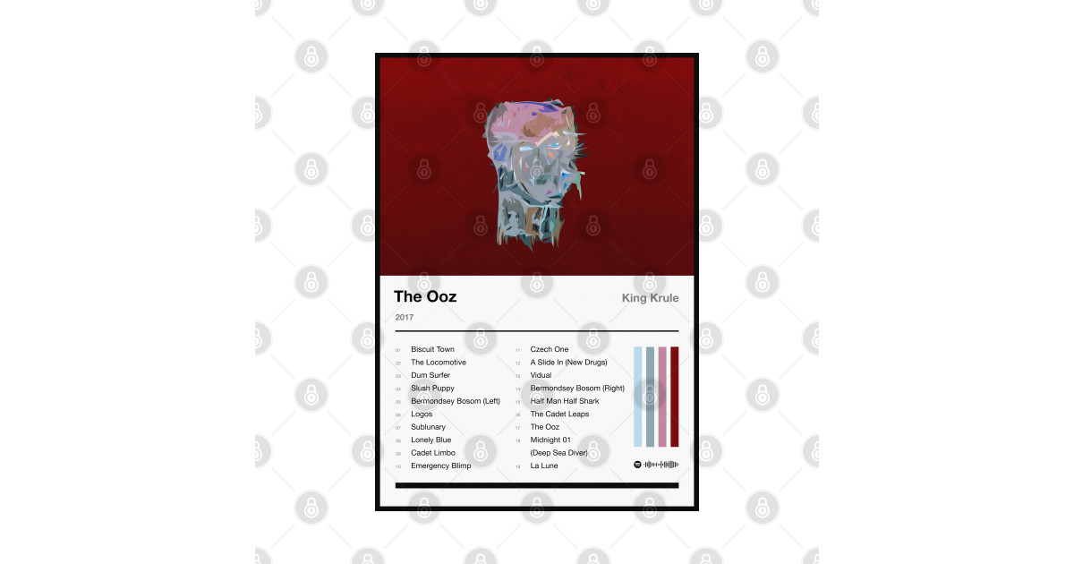 The Ooz Tracklist - King Krule - T-Shirt | TeePublic