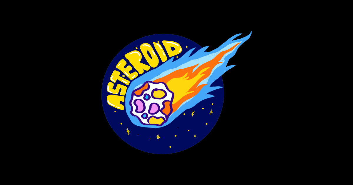Asteroid from the space - Asteroid - Sticker | TeePublic