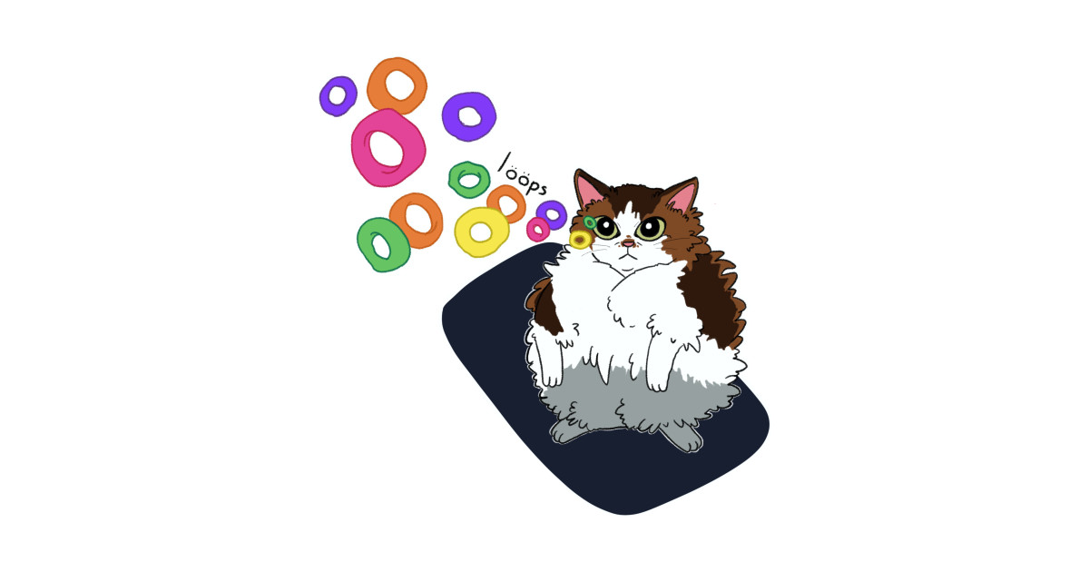 Loops cat - Loops Brother Cat Meme - T-Shirt | TeePublic