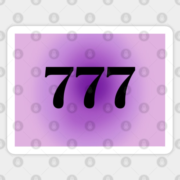 777 Angel Numbers - 777 - Sticker | TeePublic