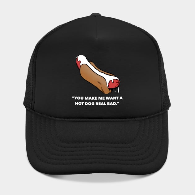 Hot Dog Lover (White Condiment) - Hot Dogs - Hat | TeePublic