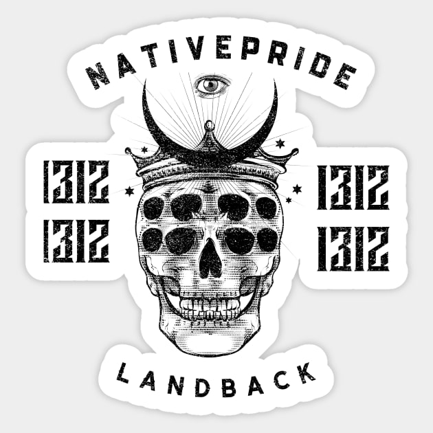 Native Land Back - Native American - Sticker | TeePublic