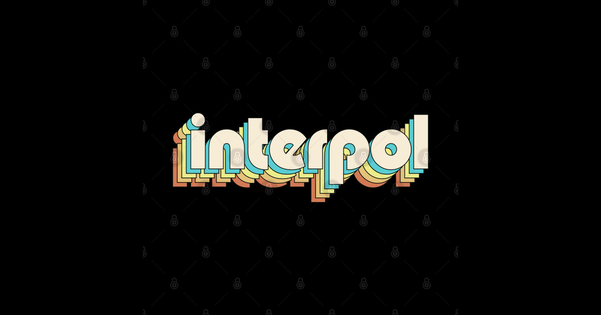 interpol - vintage color - Interpol Band - Sticker | TeePublic